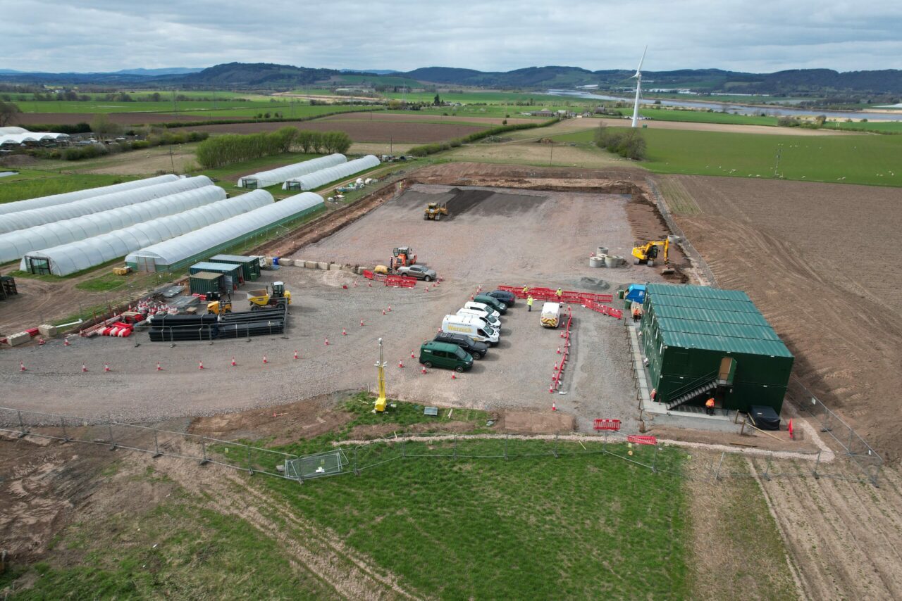 Drone Shots of Harmony Energy's Battery Energy Storage System (BESS ...